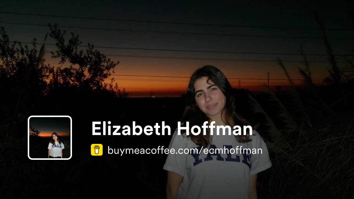 Elizabeth Hoffman - Buymeacoffee