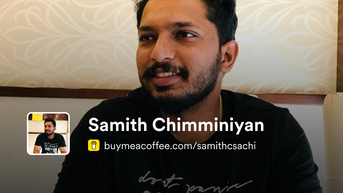 Samith Chimminiyan - Buymeacoffee
