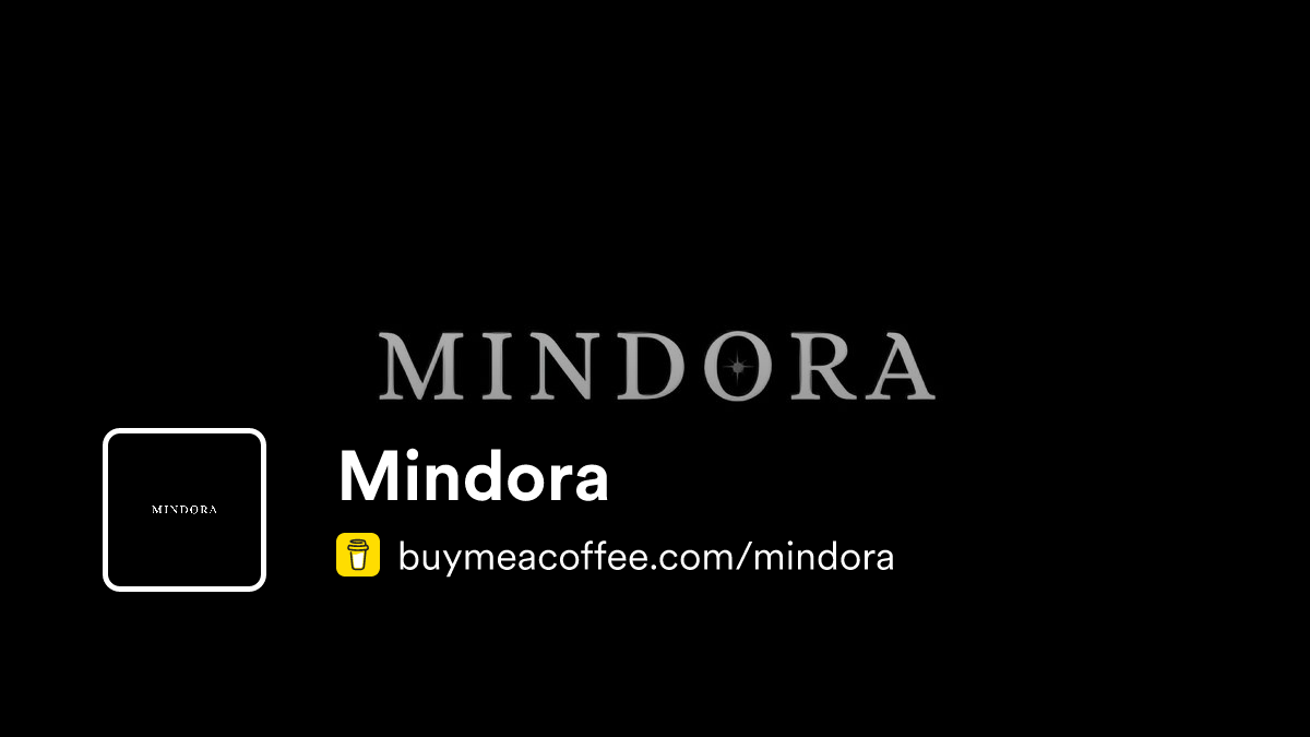 Mindora - Buymeacoffee