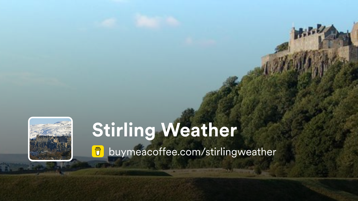 Stirling Weather - Buymeacoffee