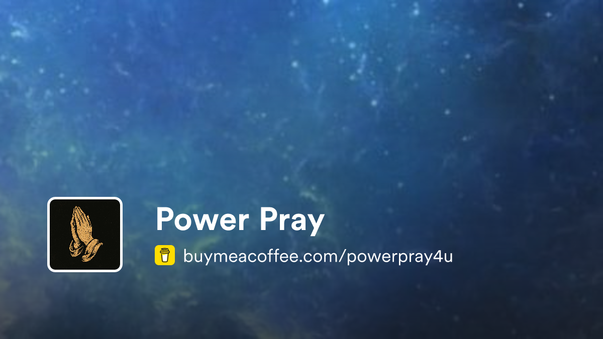 Power Pray - Buymeacoffee