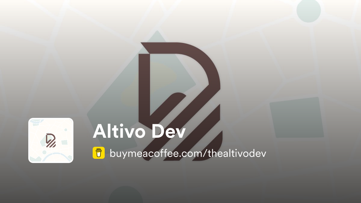 Altivo Dev - Buymeacoffee