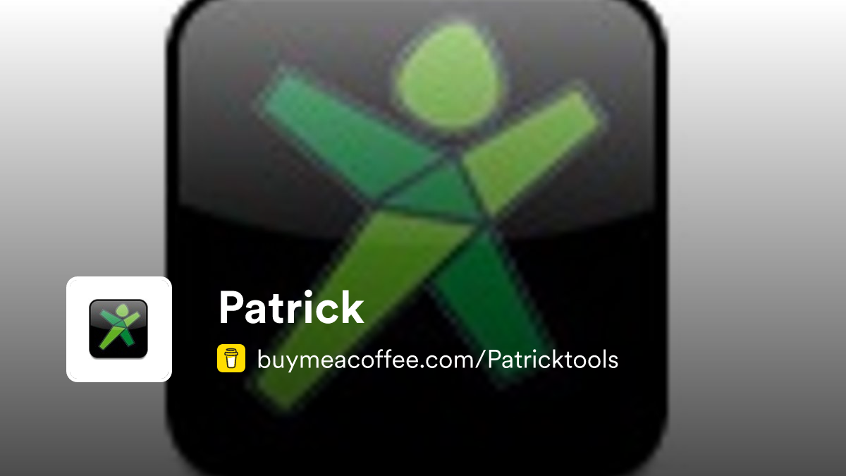 Patrick - Buymeacoffee