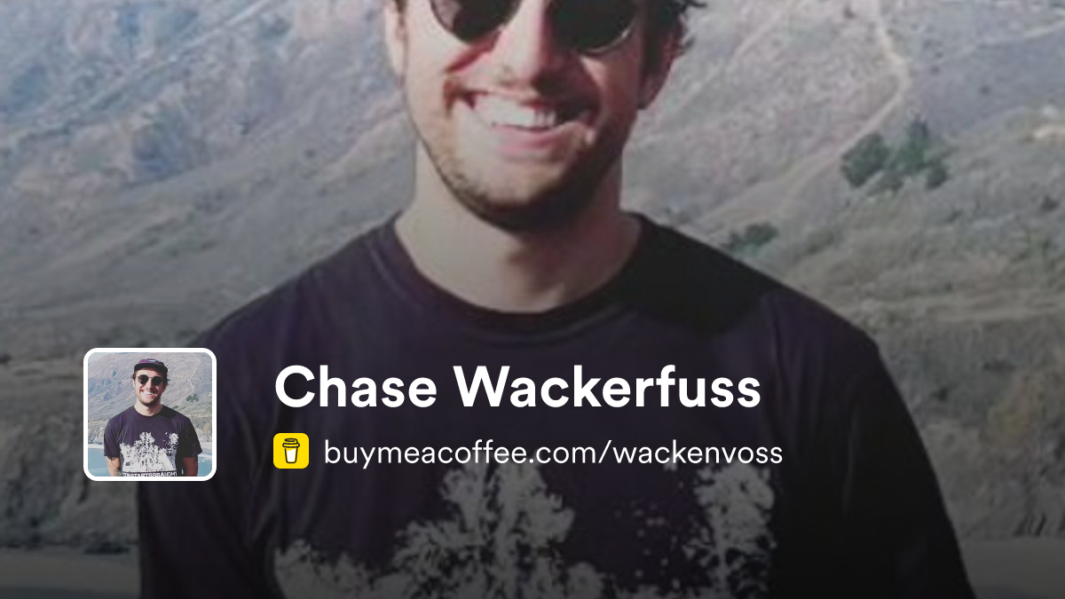 Chase Wackerfuss - Buymeacoffee
