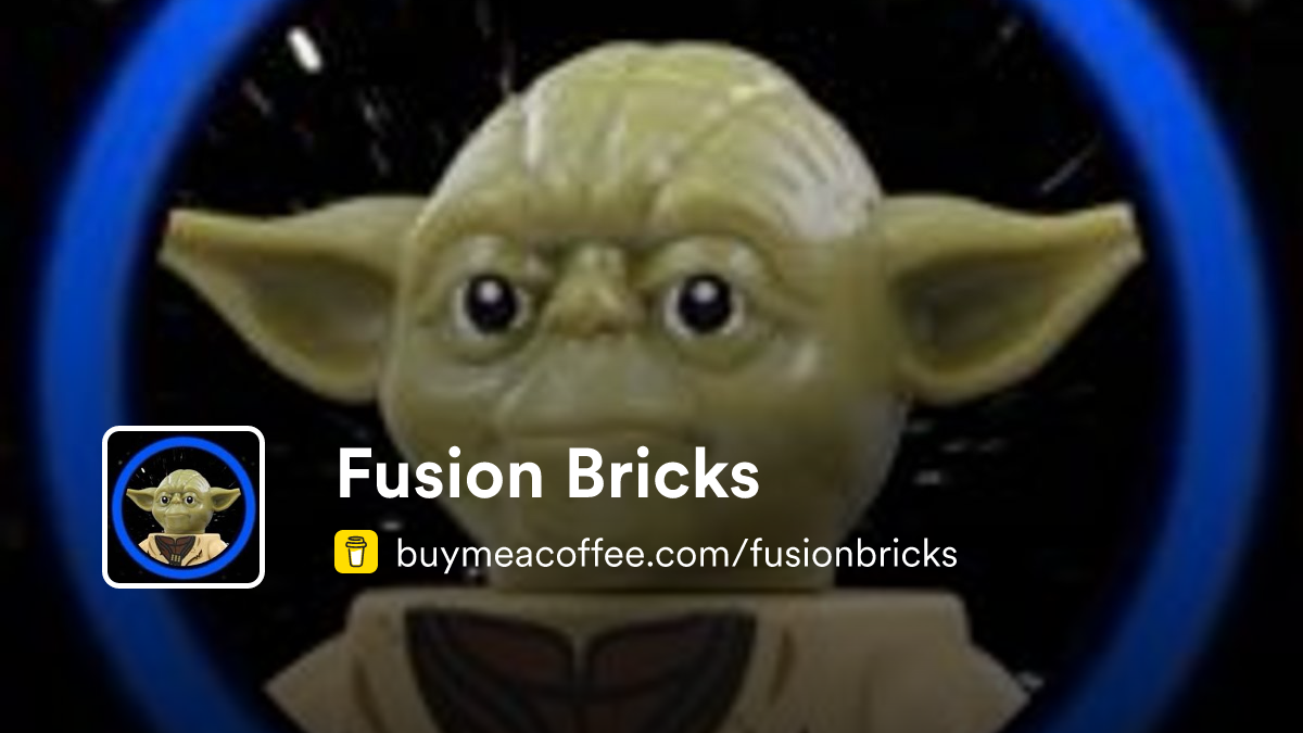 Fusion Bricks is LEGO YouTuber - Buymeacoffee