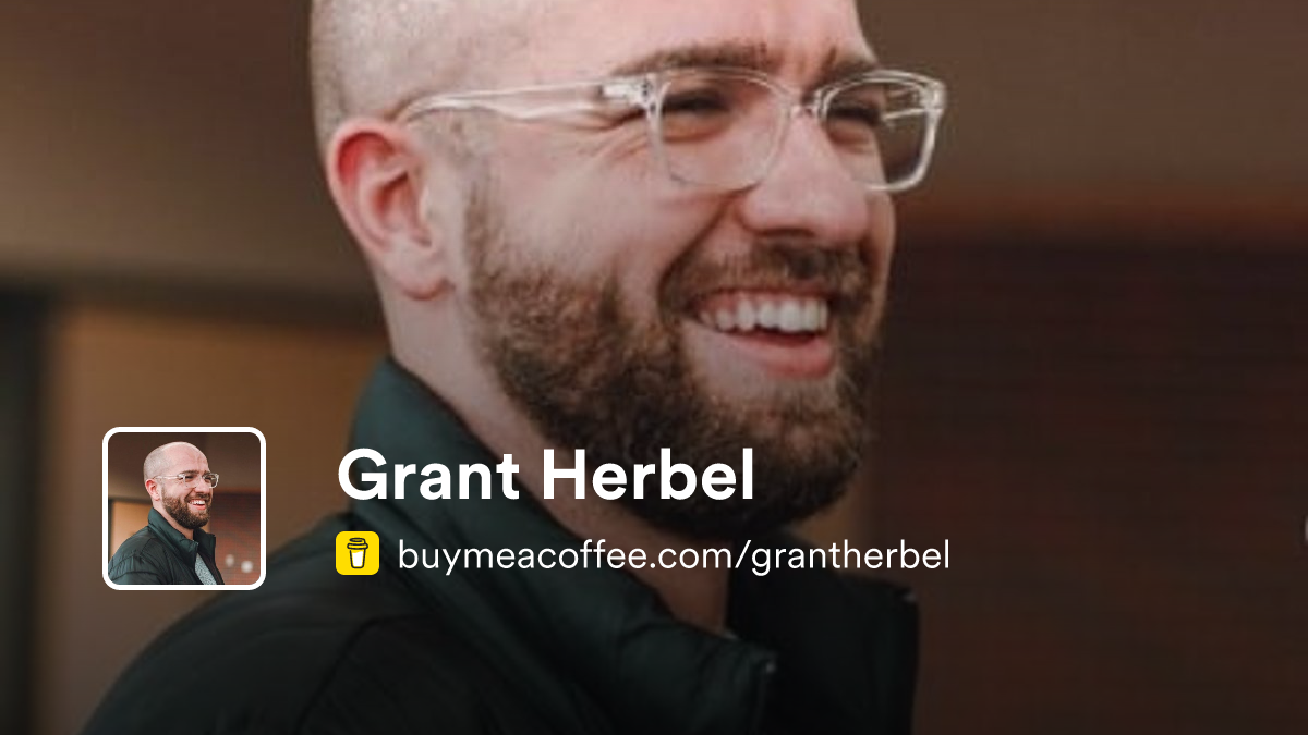 Grant Herbel - Buymeacoffee