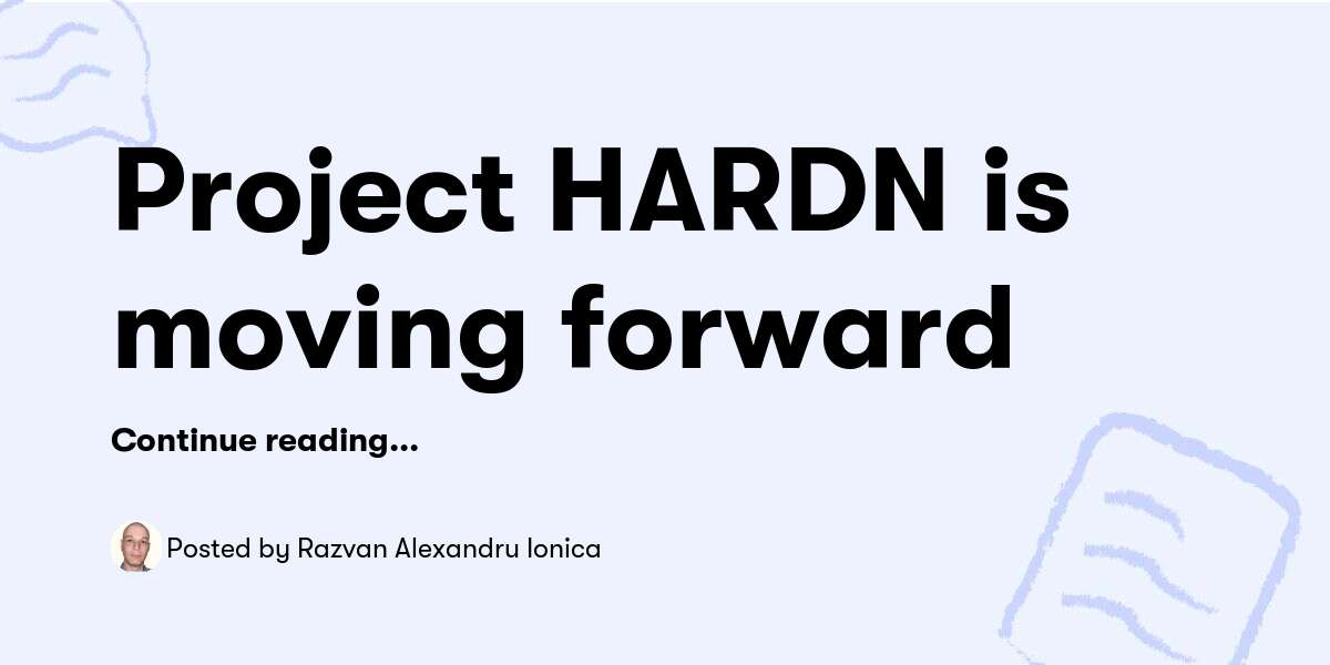 Project HARDN is moving forward — Razvan Alexandru Ionica - Buymeacoffee