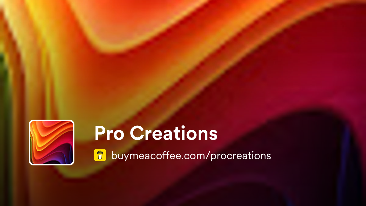 Pro Creations is AI innovation for everyone - Buymeacoffee