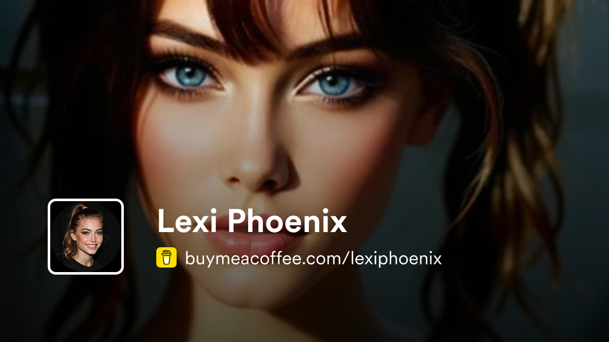 Lexi Phoenix is Digital Creator - Buymeacoffee