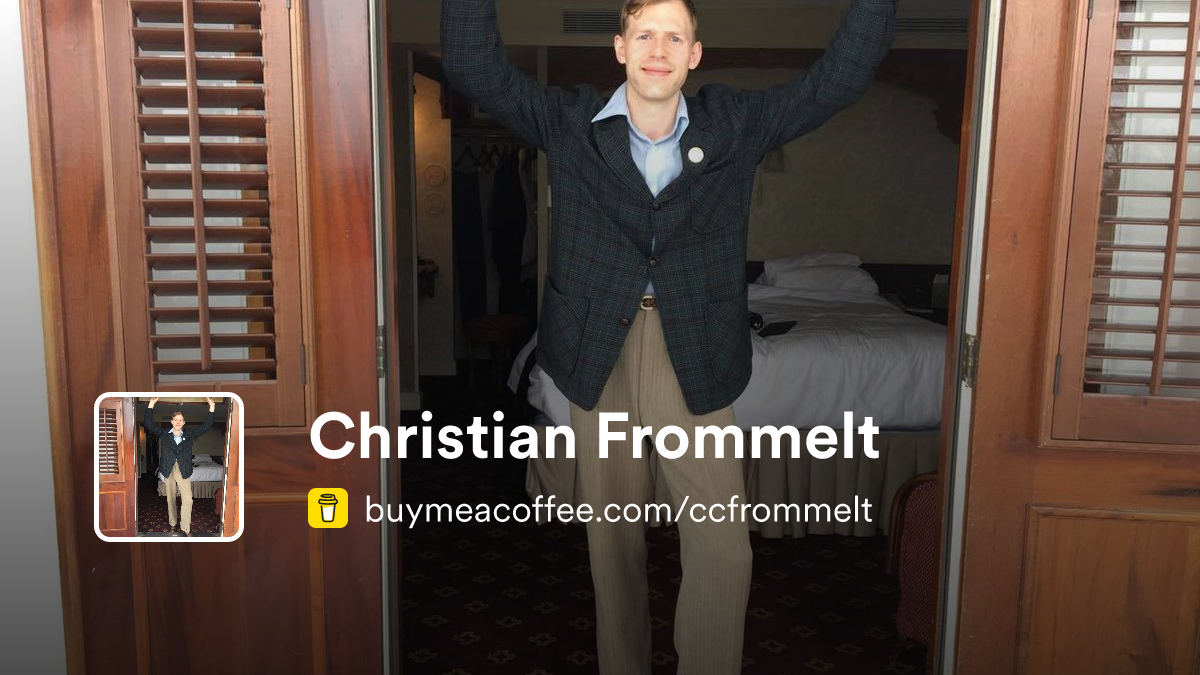 Christian Frommelt - Buymeacoffee
