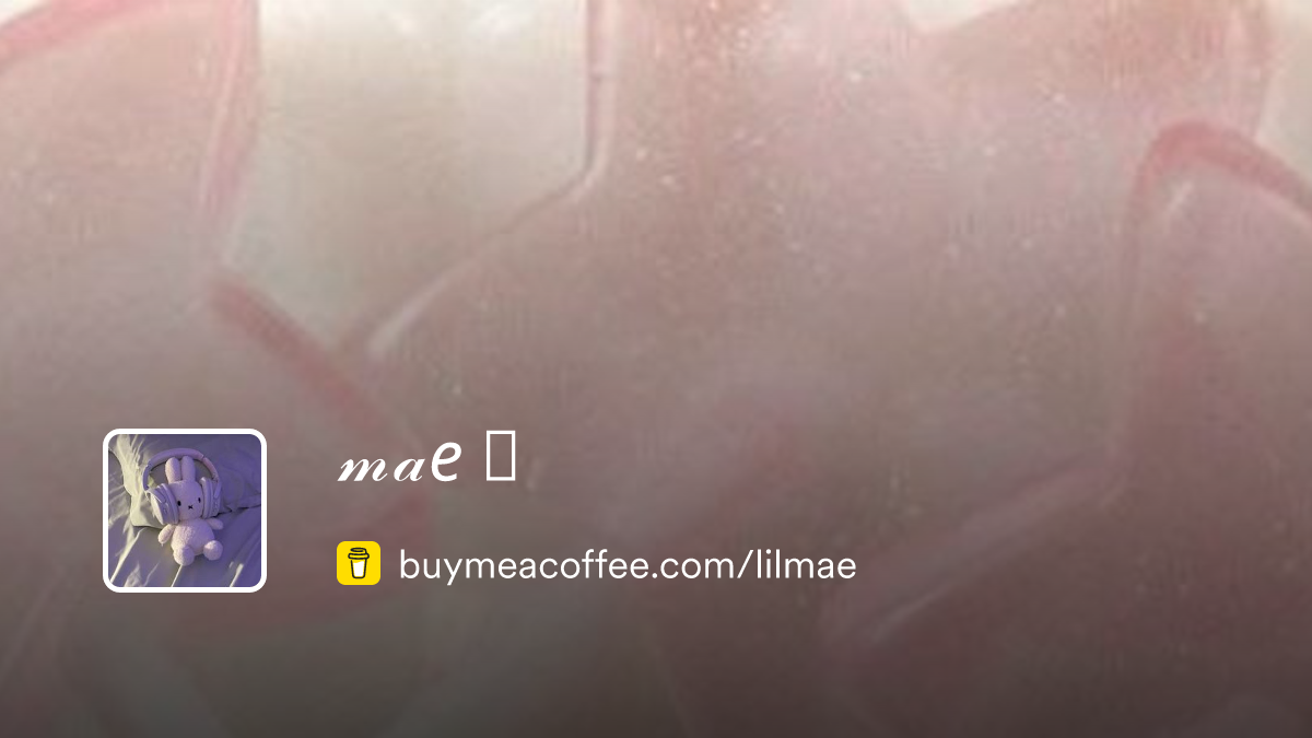 𝓂𝒶𝑒 ♡ - Buymeacoffee