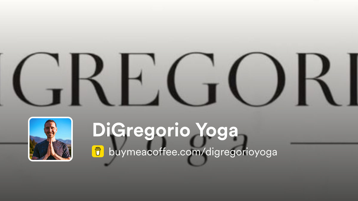 DiGregorio Yoga - Buymeacoffee