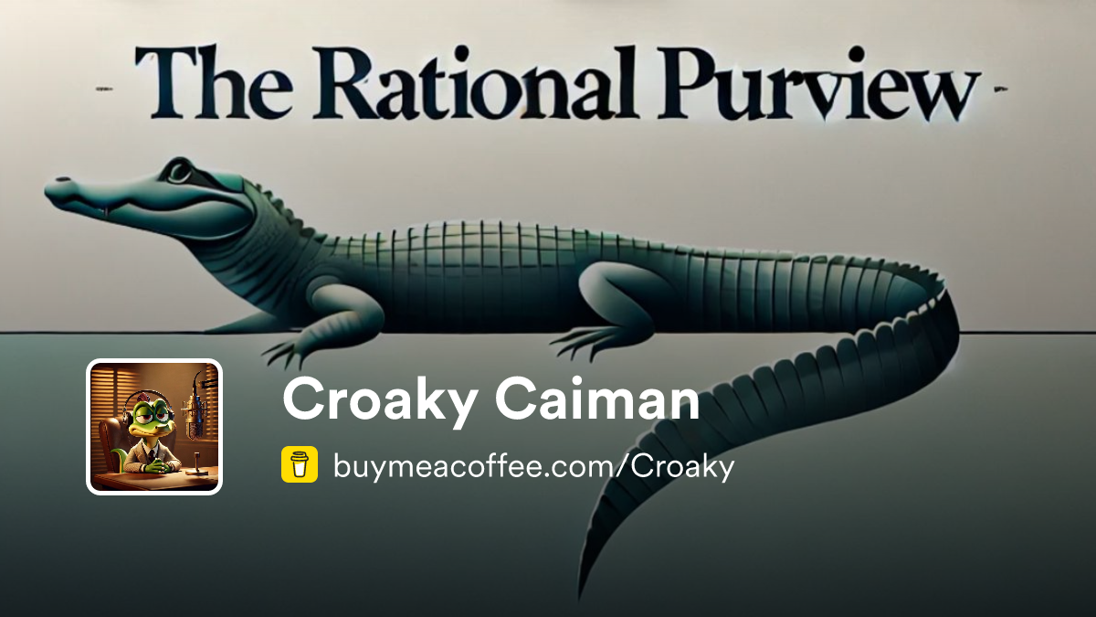 Croaky Caiman - Buymeacoffee