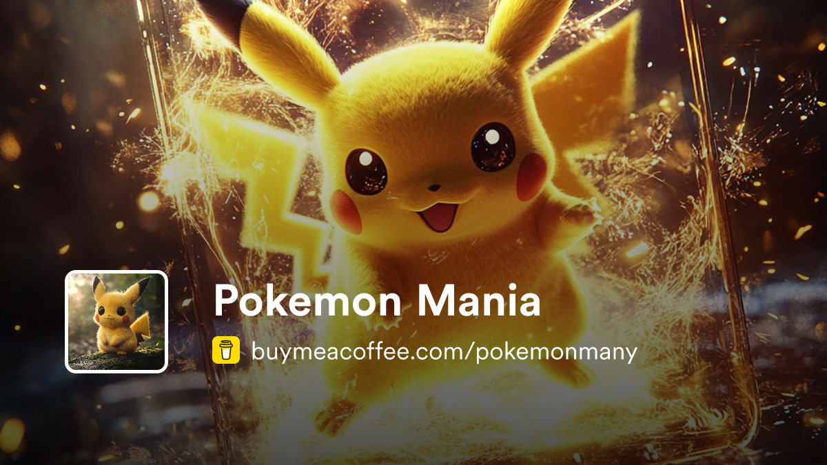 Pokemon Mania - Buymeacoffee