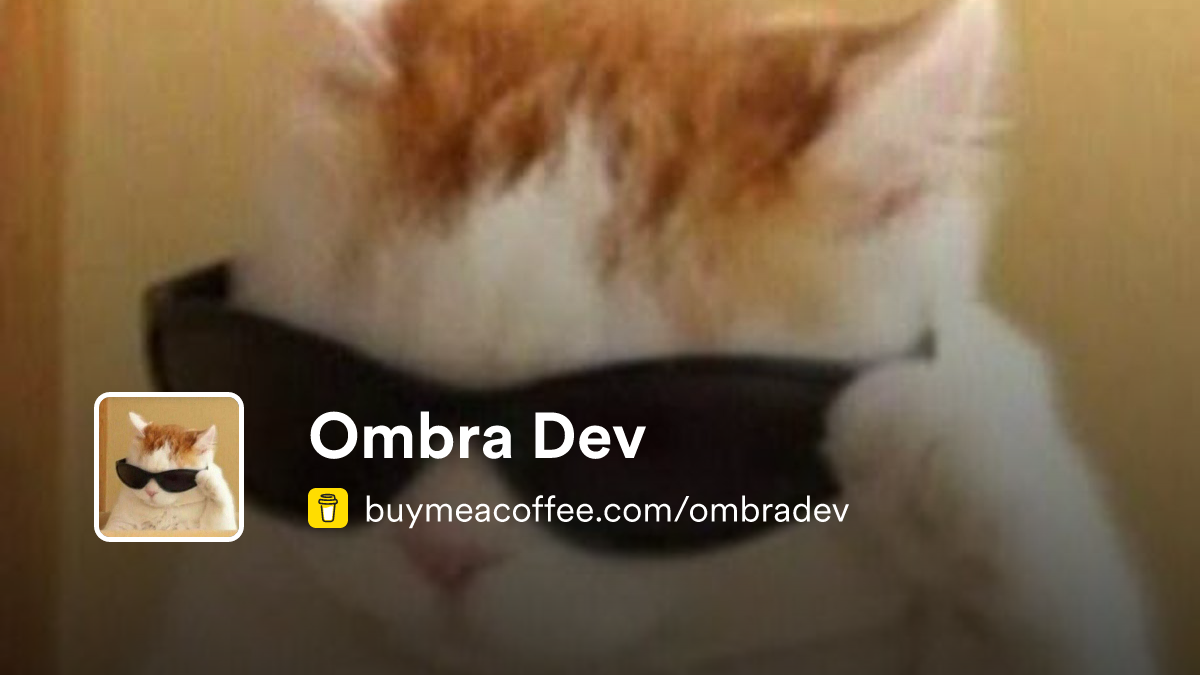 Ombra Dev - Buymeacoffee