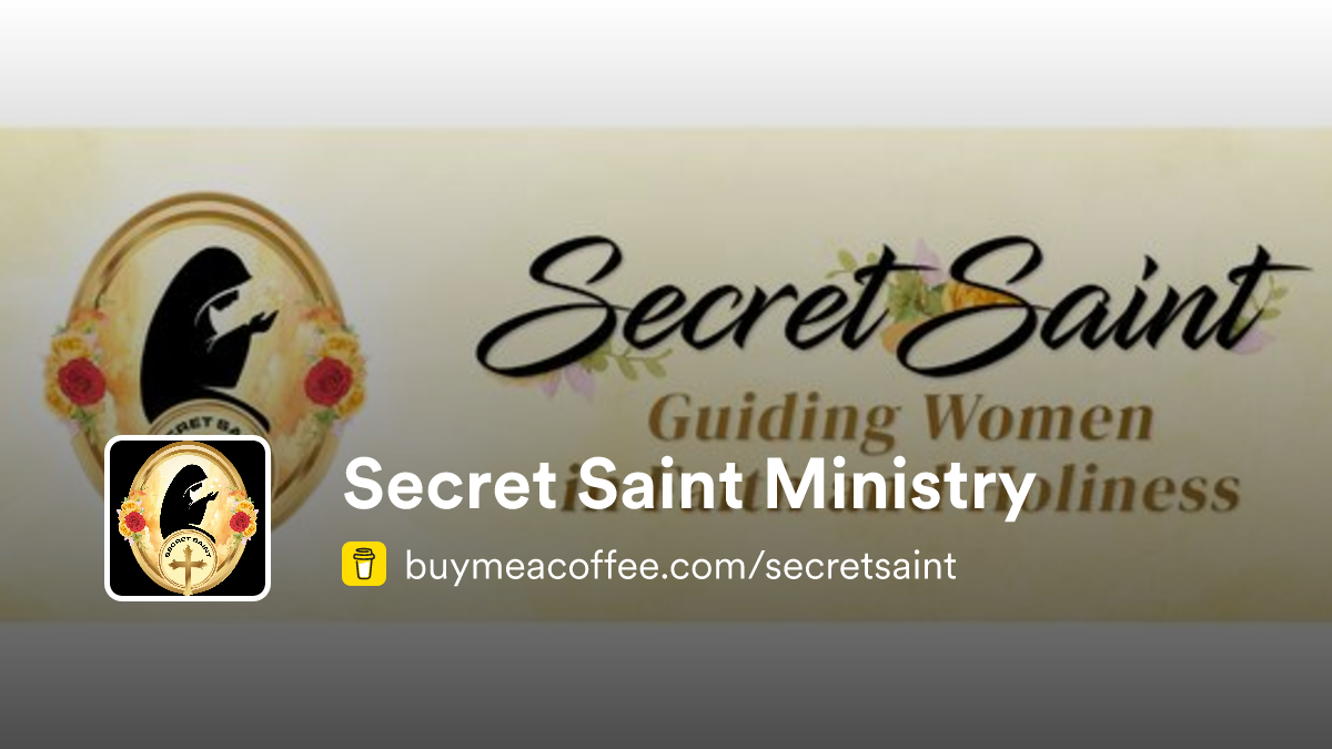 Secret Saint Ministry - Buymeacoffee