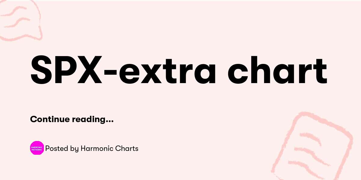 SPX-extra chart — Harmonic Charts - Buymeacoffee