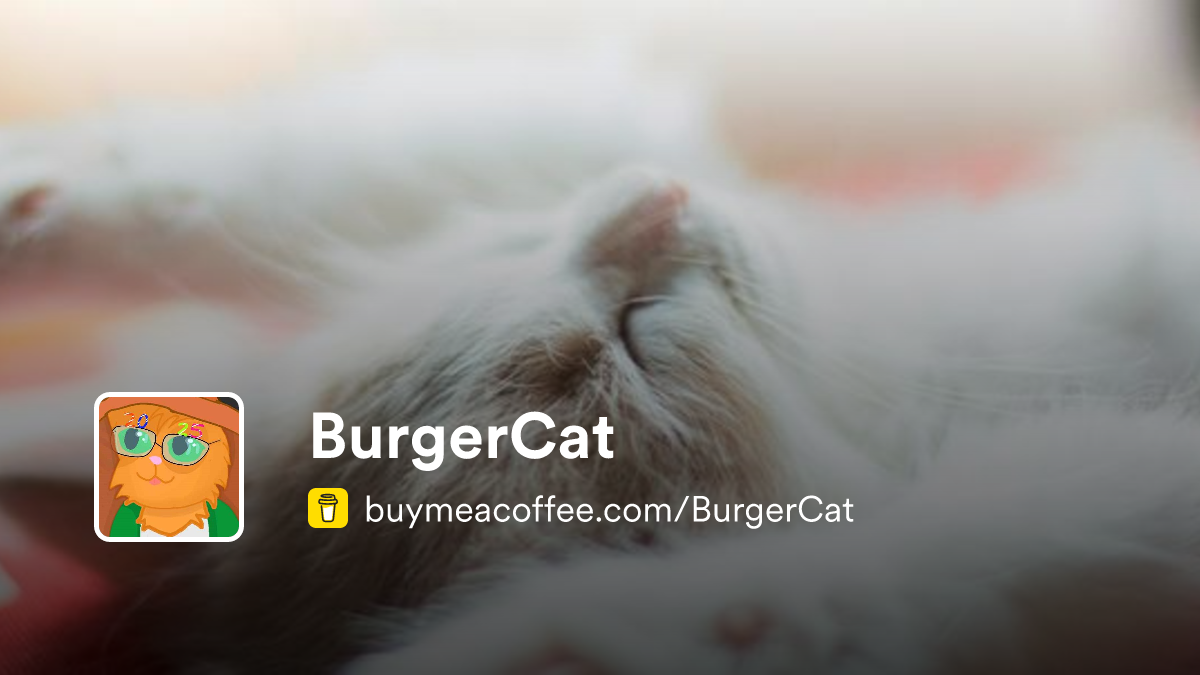 BurgerCat - Buymeacoffee
