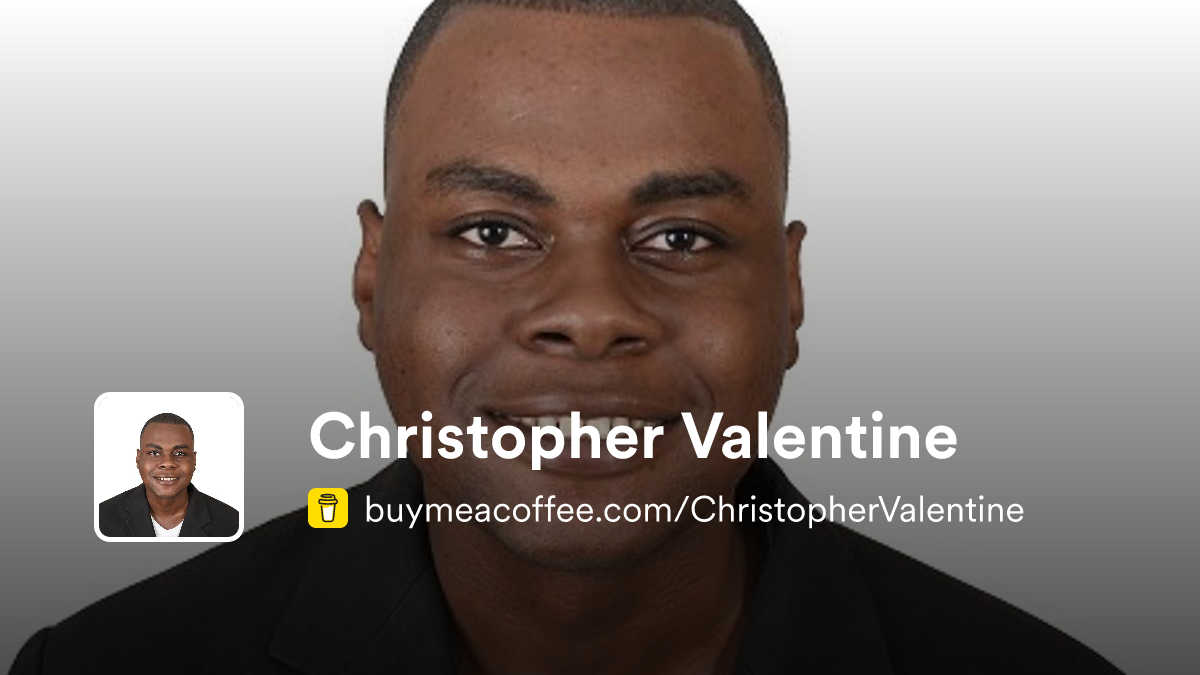 Christopher Valentine - Buymeacoffee