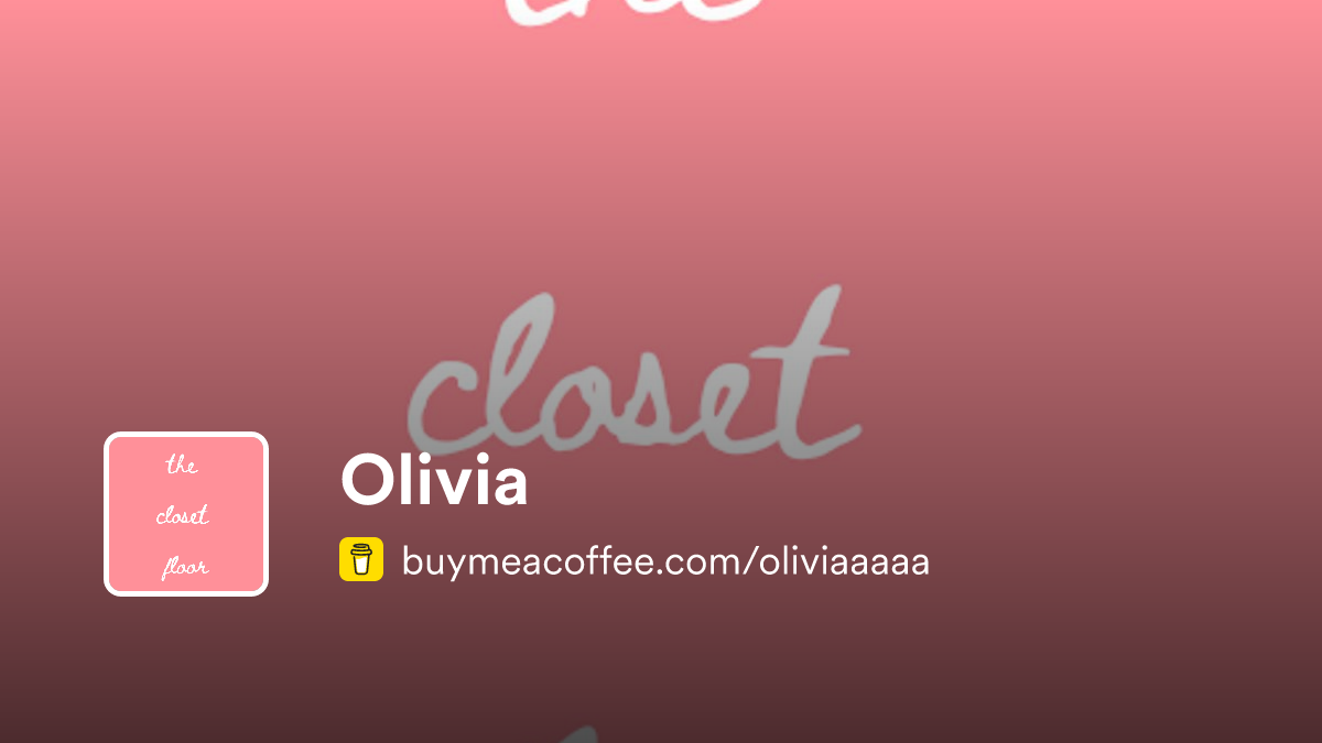 Olivia - Buymeacoffee