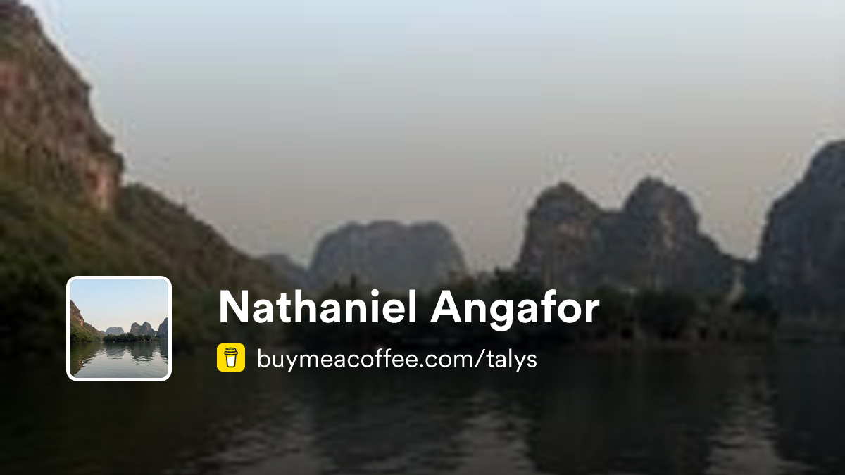 Nathaniel Angafor is Something people want - Buymeacoffee