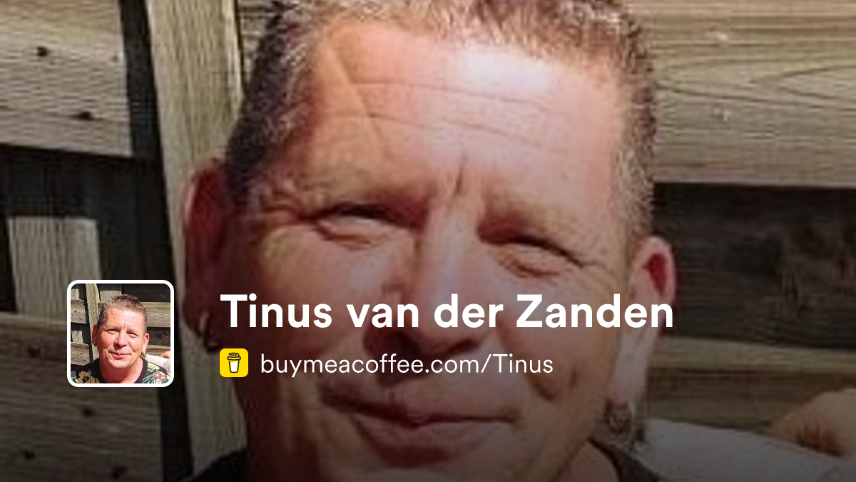 Tinus van der Zanden - Buymeacoffee