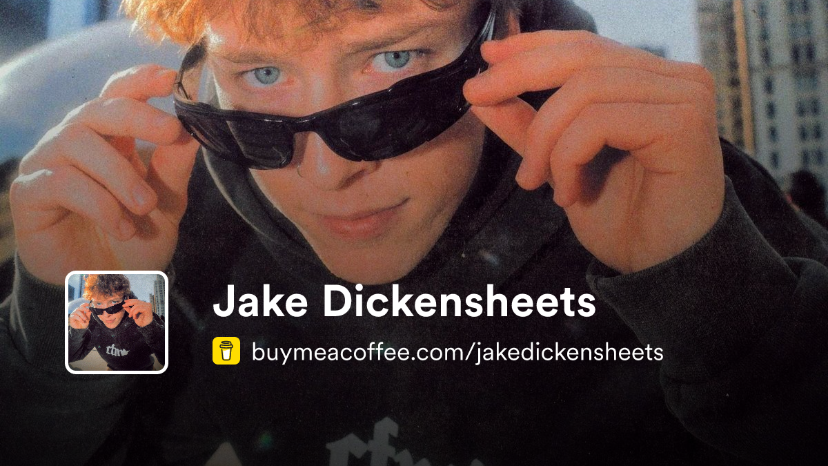 Jake Dickensheets - Buymeacoffee