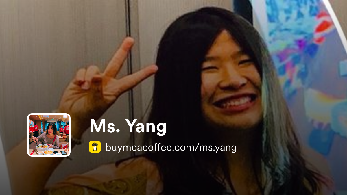 Ms. Yang - Buymeacoffee