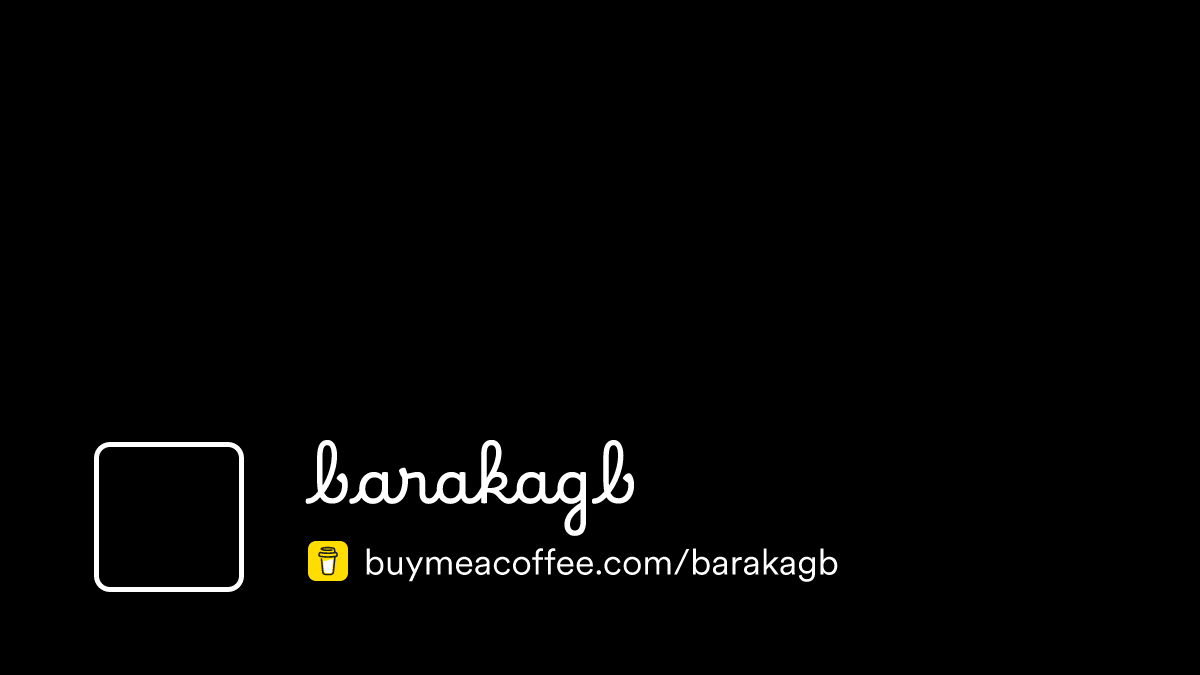 barakagb is creating software - Buymeacoffee