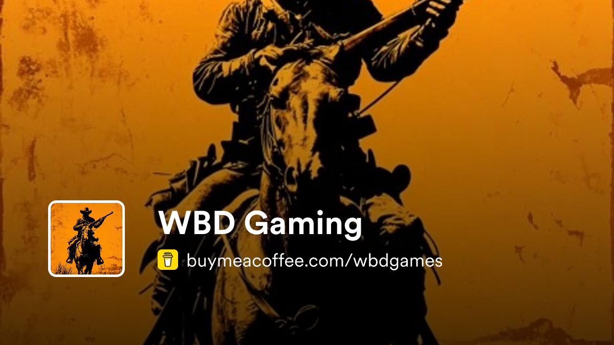 WBD Gaming - Buymeacoffee