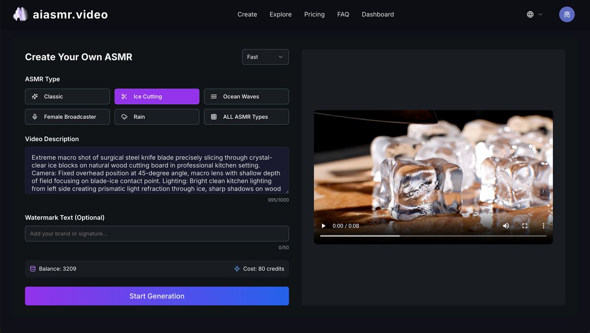 New AI ASMR Video Generator is Live! — leonzeng - Buymeacoffee