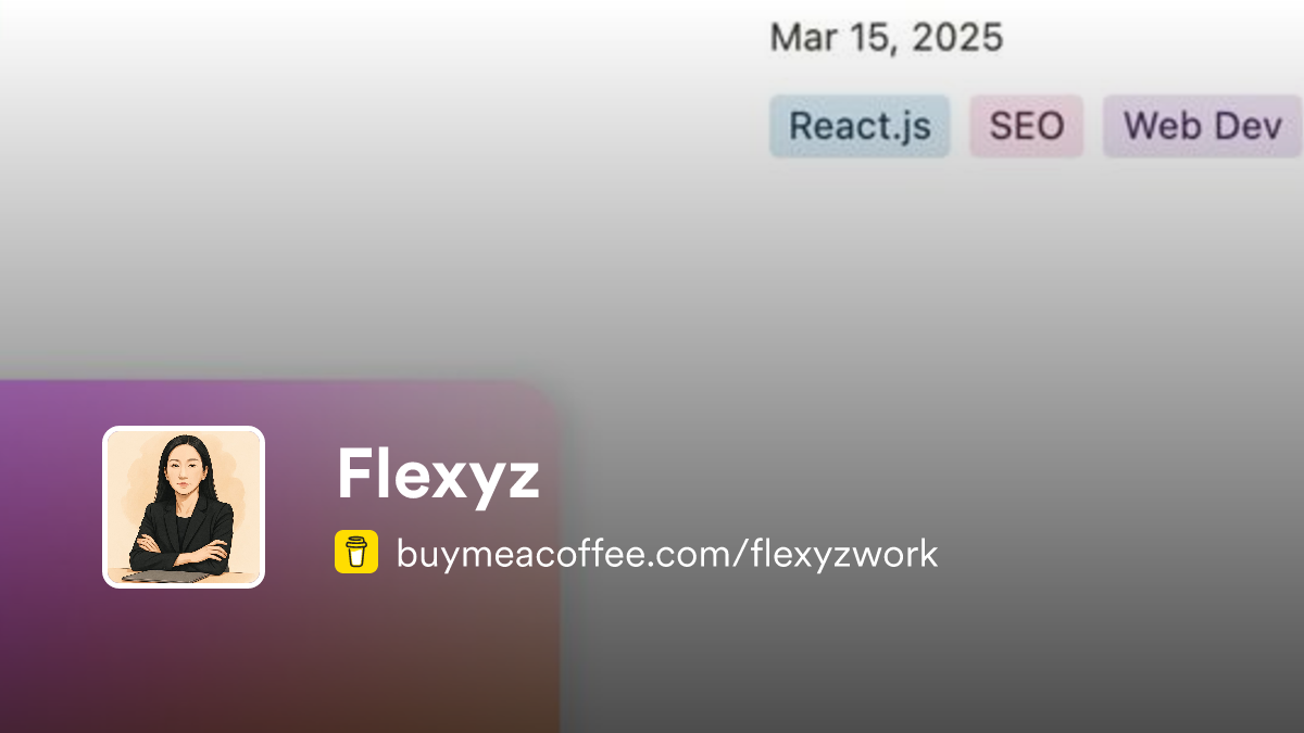 Flexyz - Buymeacoffee