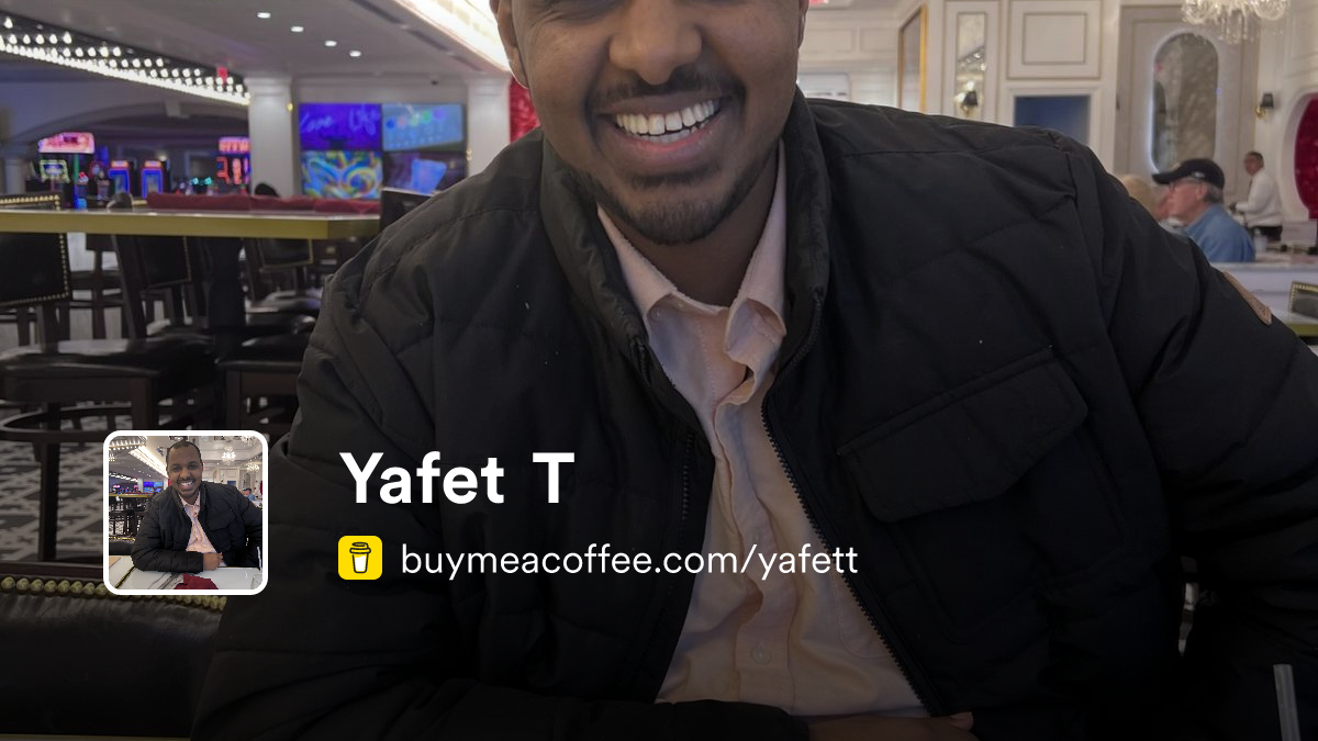 Yafet T - Buymeacoffee