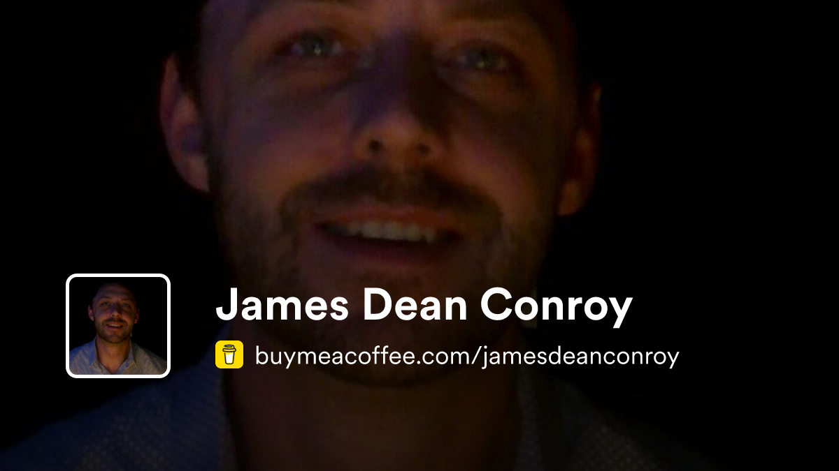 James Dean Conroy - Buymeacoffee