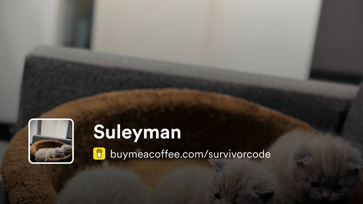 Suleyman - Buymeacoffee