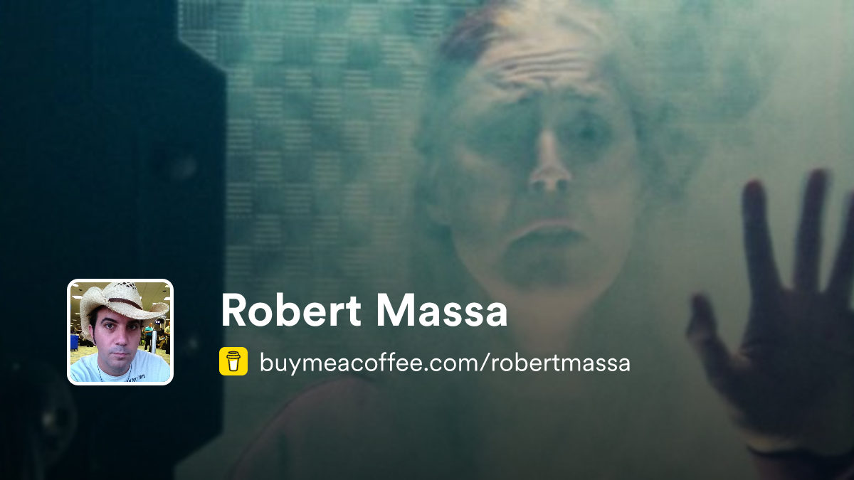 Robert Massa is independent film art - Buymeacoffee