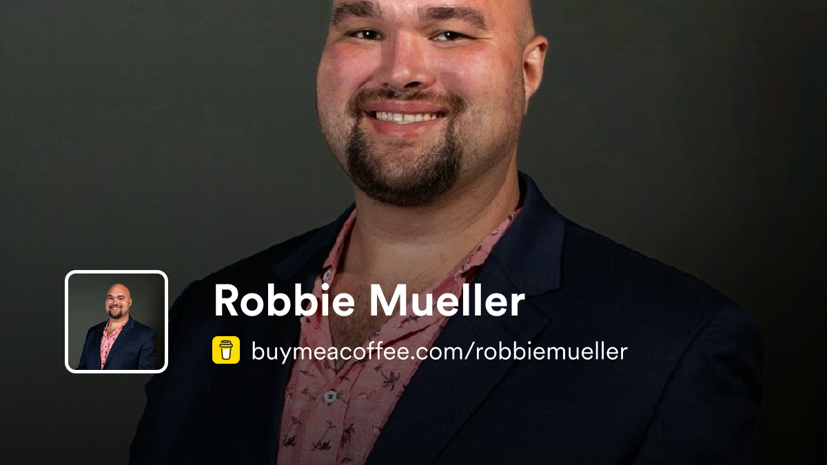Robbie Mueller - Buymeacoffee
