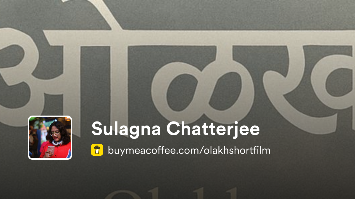 Sulagna Chatterjee - Buymeacoffee