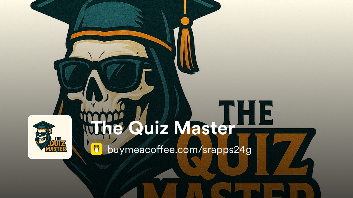 The Quiz Master - Buymeacoffee
