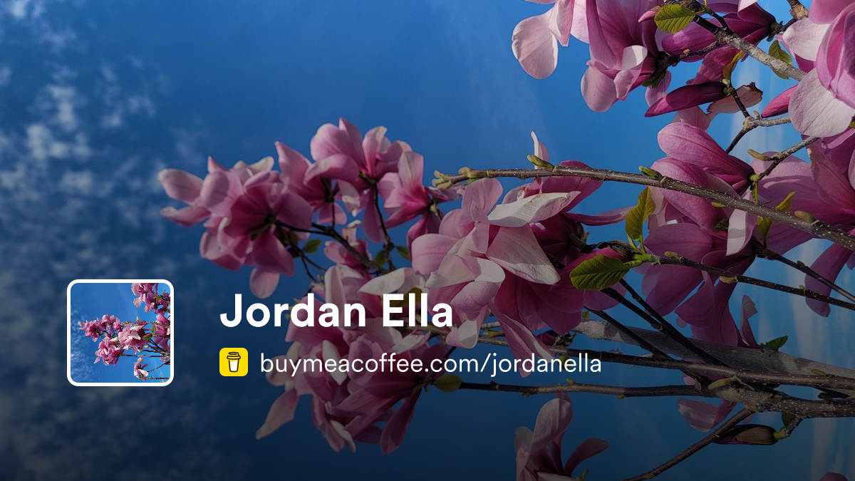 Jordan Ella - Buymeacoffee