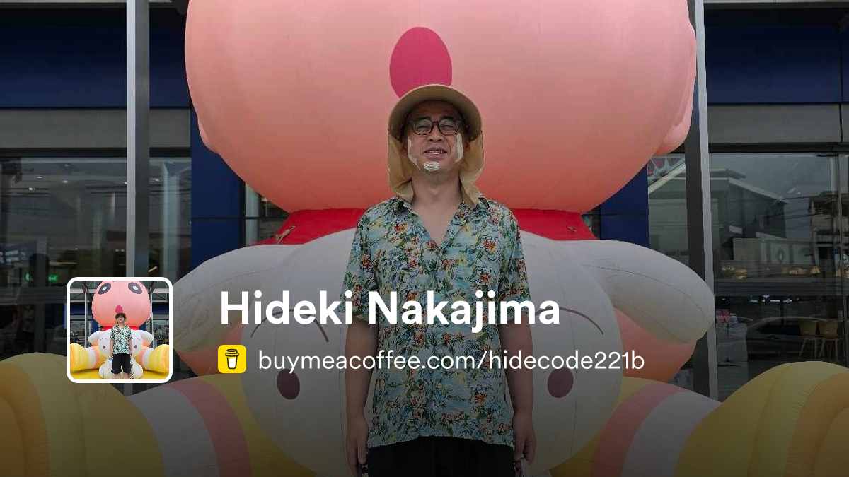 Hideki Nakajima - Buymeacoffee