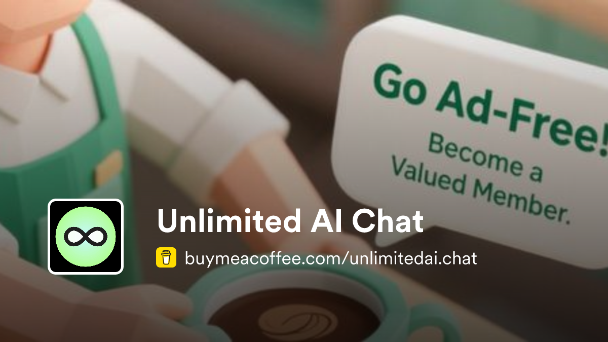Unlimited AI Chat - Buymeacoffee