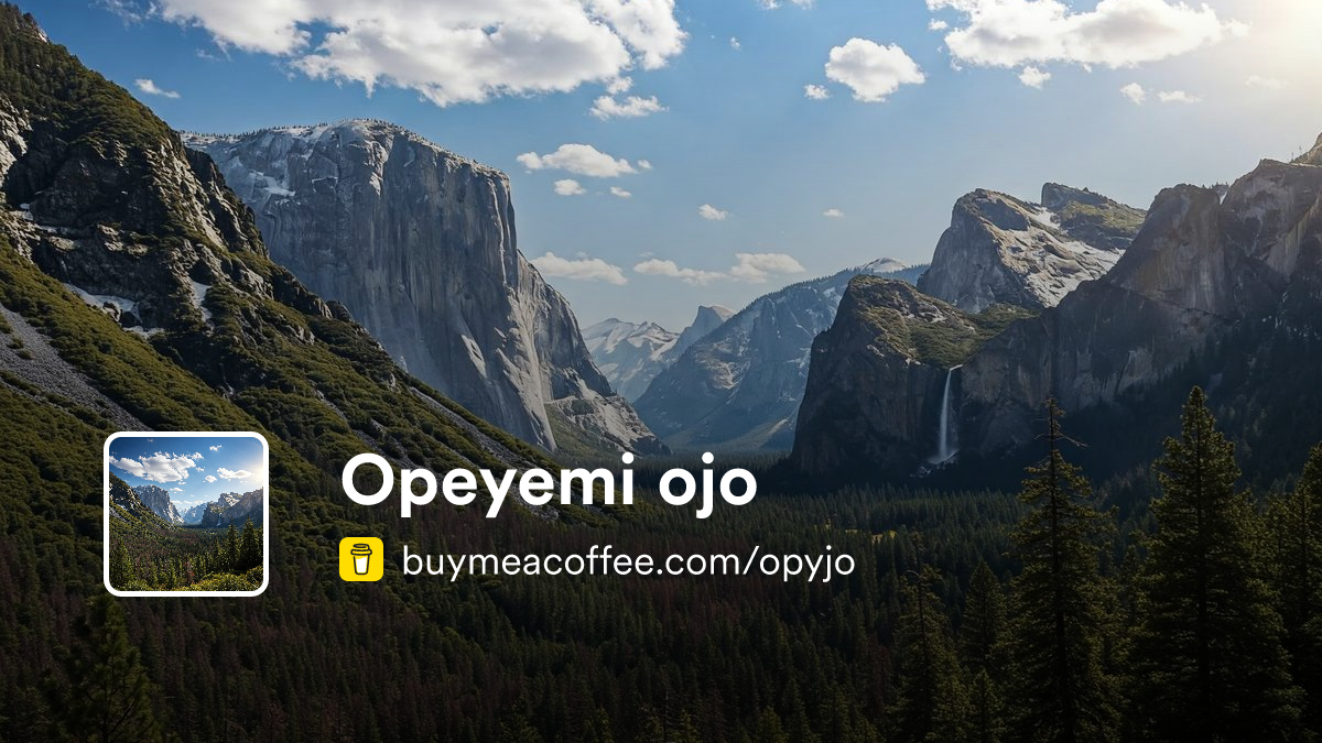 Opeyemi ojo - Buymeacoffee