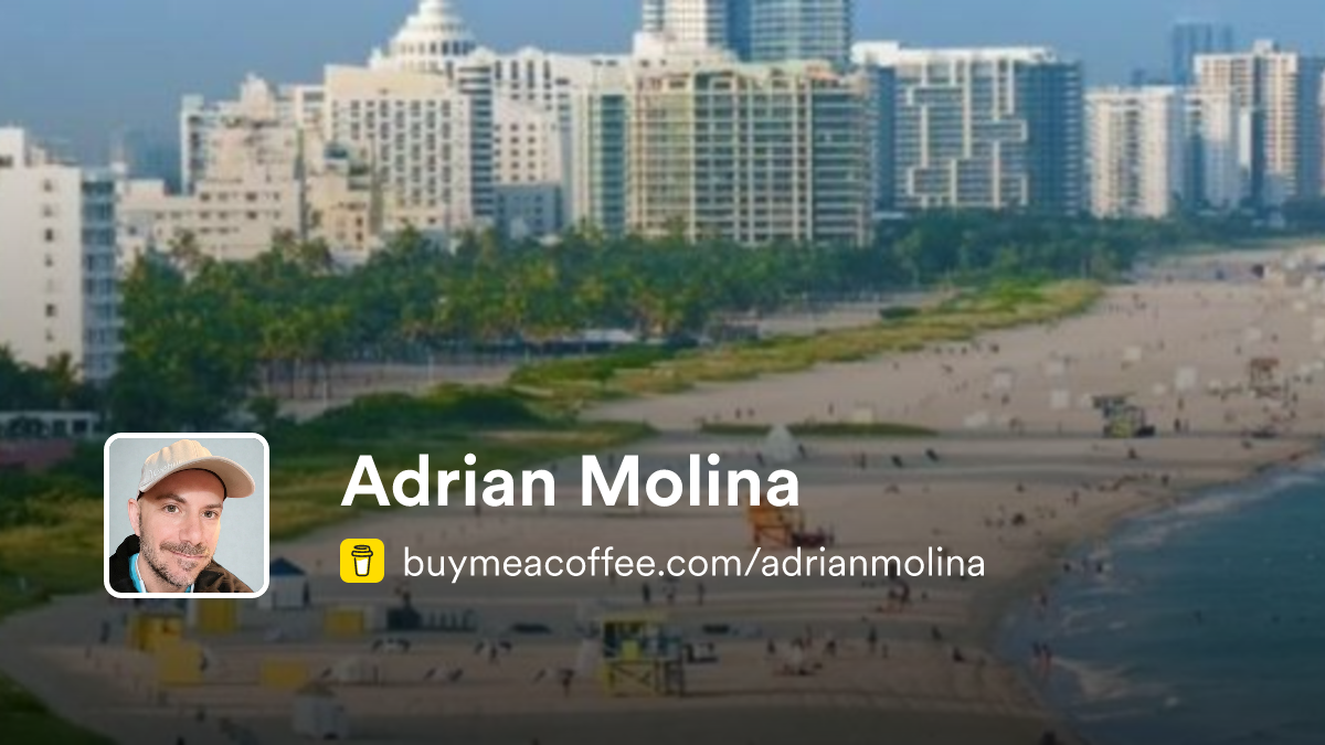 Adrian Molina - Buymeacoffee