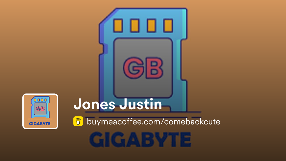 Jones Justin - Buymeacoffee