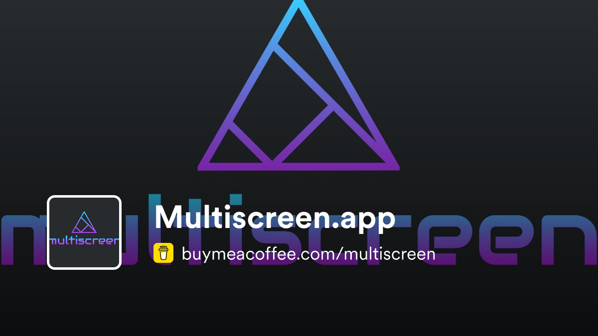 Multiscreen.app - Buymeacoffee