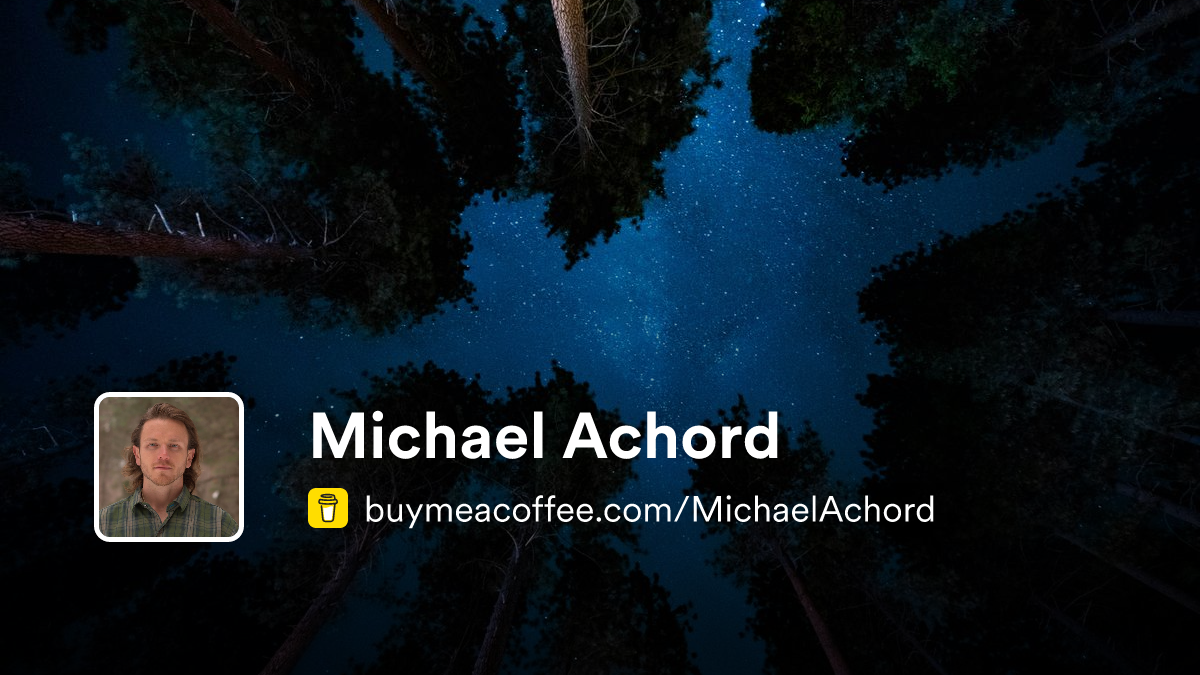 Michael Achord - Buymeacoffee