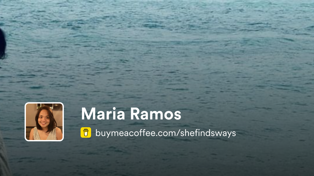 Maria Ramos - Buymeacoffee
