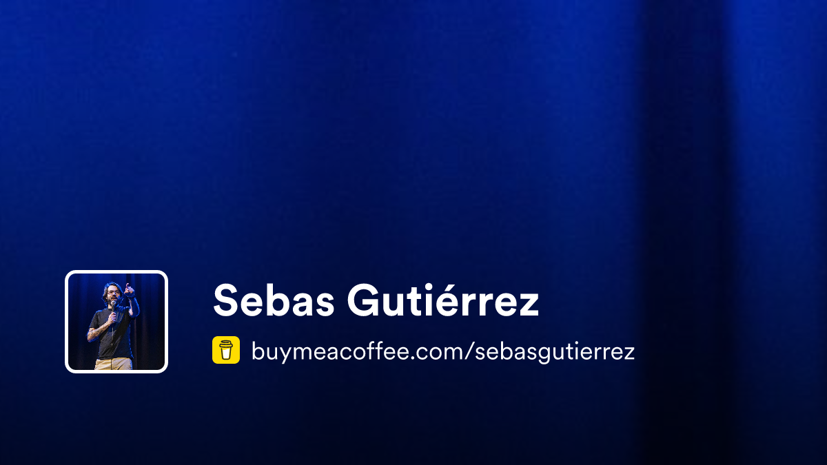 Sebas Gutiérrez is Todas las semanas: El Newsletter Podcast en Youtube! - Buymeacoffee
