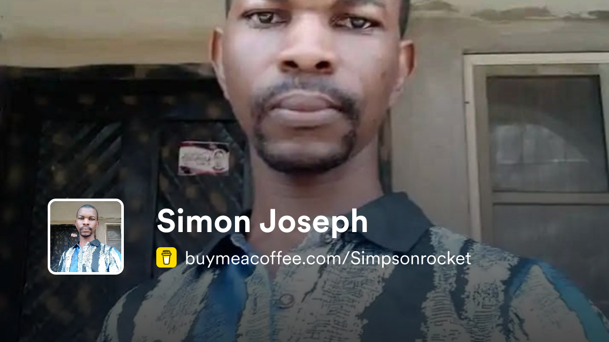 Simon Joseph - Buymeacoffee